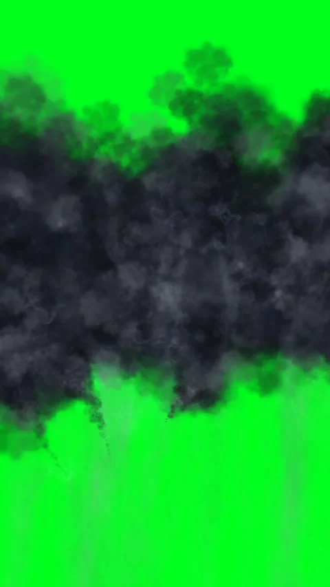 Dark Cloud On Green Screen vertical vide... | Stock Video | Pond5
