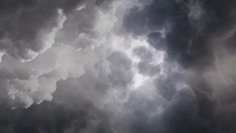 dark clouds moving in the sky with light... | Stock Video | Pond5