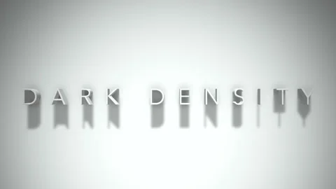 dark density 3D title animation white te... | Stock Video | Pond5