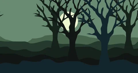 dark gradation dry trees nature backgrou... | Stock Video | Pond5
