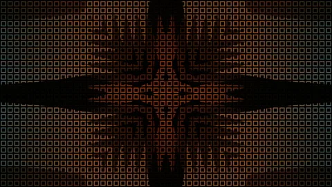 Dark Grid Design Background Loop | Stock Video | Pond5