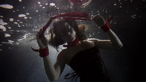 Woman Underwater Clothed Stock Videos – Royalty-Free HD & 4K Videos | Pond5
