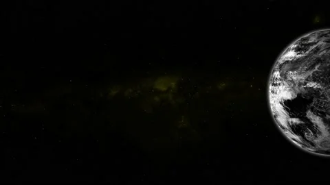 Dark High Contrast Planet Earth Rendered... | Stock Video | Pond5