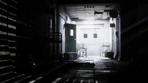 dark inside an abandoned decaying mental... | Stock Video | Pond5