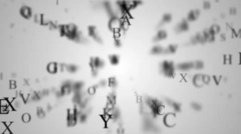 Dark Letters Stock Footage ~ Royalty Free Stock Videos | Pond5