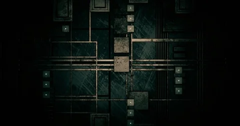 Dark Machine Background Loop | Stock Video | Pond5