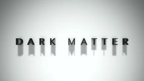 Dark Matter 3D title animation matte bla... | Stock Video | Pond5