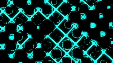 Dark Matter with Neon Grid Scifi Backgro... | Stock Video | Pond5