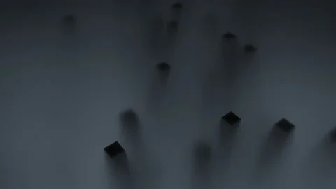 Dark pillars abstract background. | Stock Video | Pond5