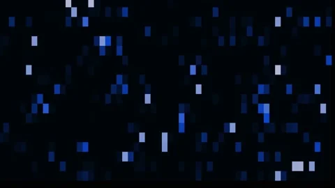 Dark pixels seamless loop animation. | Stock Video | Pond5