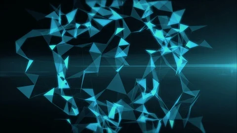 Dark Plexus Background | Stock Video | Pond5