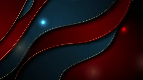 Dark red blue corporate wavy motion back... | Stock Video | Pond5