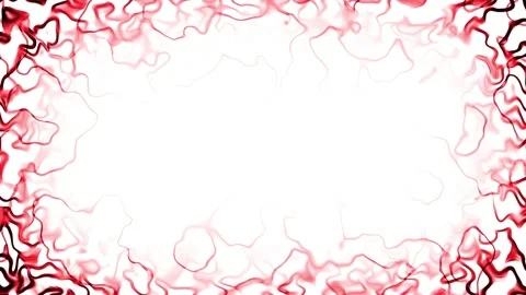 Dark Red Curvy Lines Horror Vignette On ... | Stock Video | Pond5