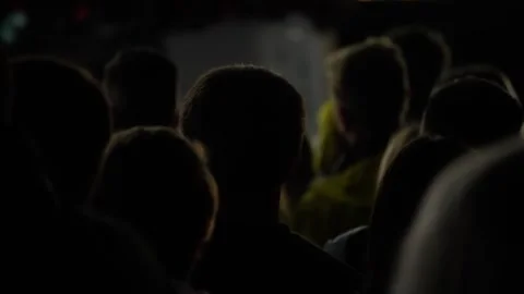 Back Of Heads Crowd Stock Footage ~ Royalty Free Stock Videos | Pond5