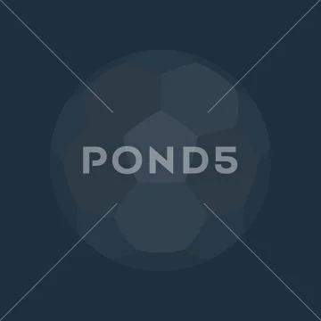 Dark soccer ball background. Flat design Illustration #86550024