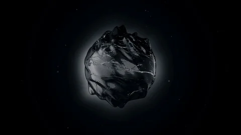 Dark Sphere is transforming into a needl... | Stock Video | Pond5