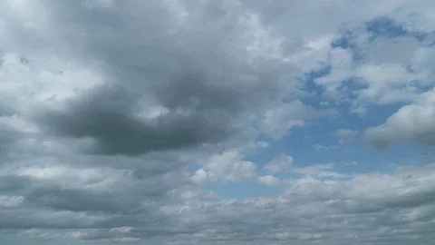 Dark storm clouds dramatic shadowy sky b... | Stock Video | Pond5