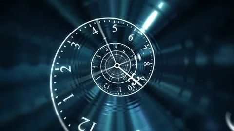 Dark Time Spiral Tunnel Zoom Animation | Stock Video | Pond5