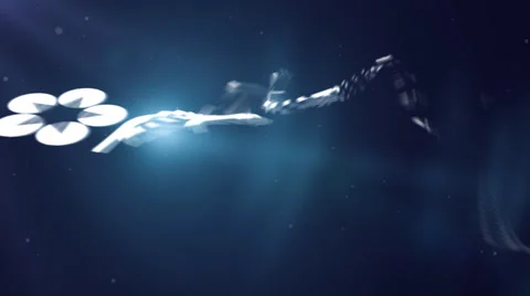 After Effects: Dark Wave Spinning Corporate Logo Animation #55016137