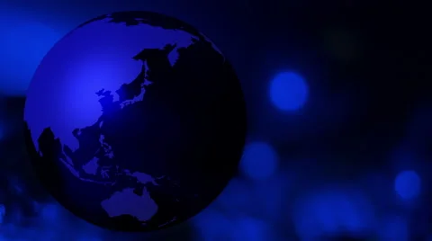 Dark world globe background | Stock Video | Pond5