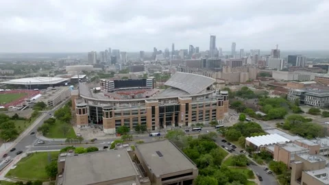 Darrell K. Royal Memorial Stadium on the... | Stock Video | Pond5