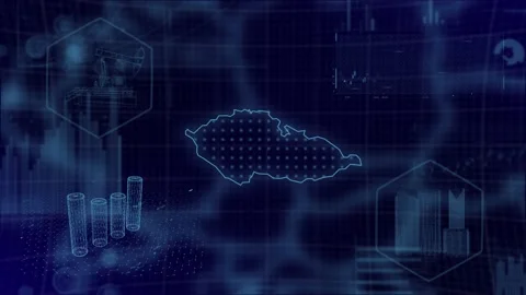 Data analysis GDP Charts of Czech Republ... | Stock Video | Pond5