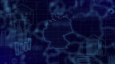 Data analysis GDP Charts of Germany Coun... | Stock Video | Pond5