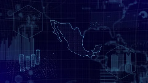 Data analysis GDP Charts of Mexico Count... | Stock Video | Pond5