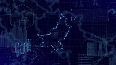 Data analysis GDP Charts of Pakistan Cou... | Stock Video | Pond5