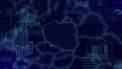 Data analysis GDP Charts of Poland Count... | Stock Video | Pond5