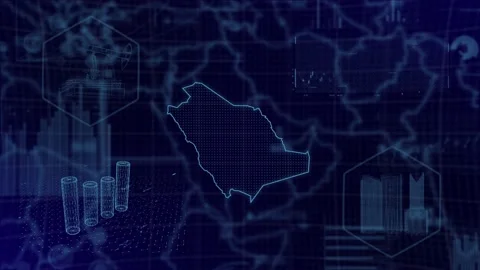 Data analysis GDP Charts of Saudi Arab C... | Stock Video | Pond5