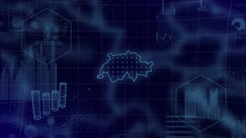Data analysis GDP Charts of Switzerland ... | Stock Video | Pond5