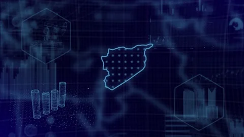 Data analysis GDP Charts of Syria Countr... | Stock Video | Pond5
