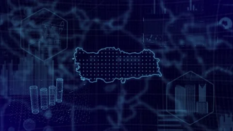Data analysis GDP Charts of Turkey Count... | Stock Video | Pond5