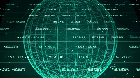 Data and report statistics, animation wi... | Stock Video | Pond5