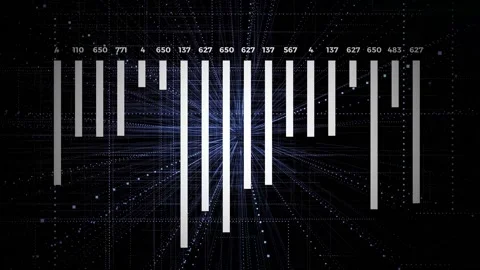 Data and report statistics, animation wi... | Stock Video | Pond5