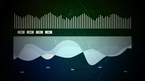 Data and report statistics, animation wi... | Stock Video | Pond5