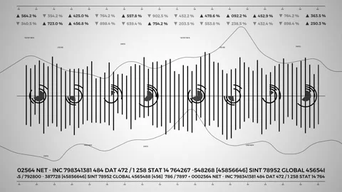 Data and report statistics, animation wi... | Stock Video | Pond5