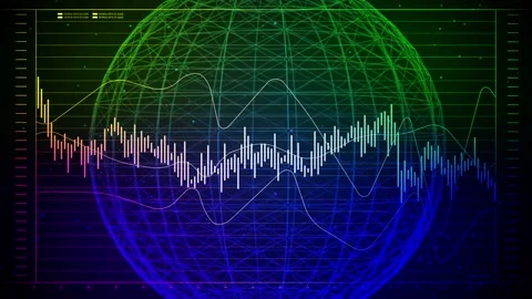 Data and report statistics, animation wi... | Stock Video | Pond5