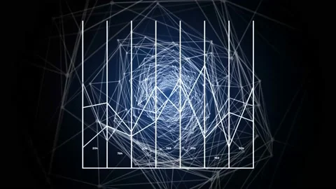 Data and report statistics, animation wi... | Stock Video | Pond5