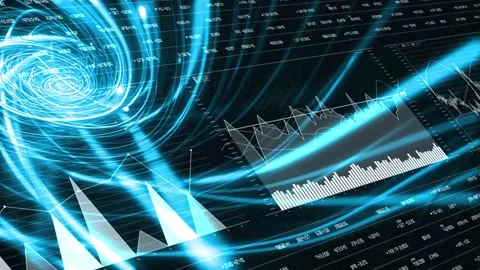 Data and report statistics, animation wi... | Stock Video | Pond5