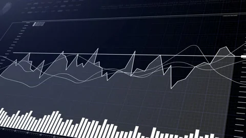 Data and report statistics, animation wi... | Stock Video | Pond5