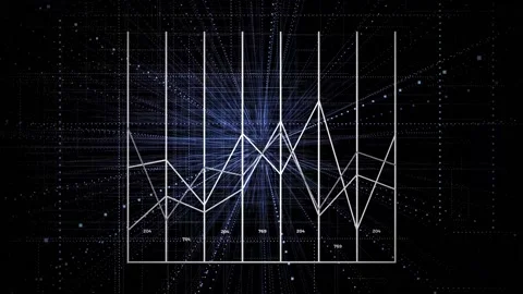 Data and report statistics, animation wi... | Stock Video | Pond5