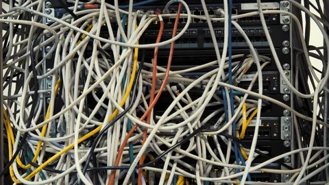 Data Center Cabling Stock Footage ~ Royalty Free Stock Videos | Pond5