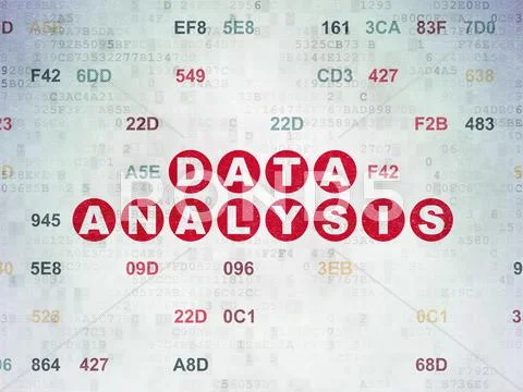 Data concept: Data Analysis on Digital Paper background ~ Clip Art ...