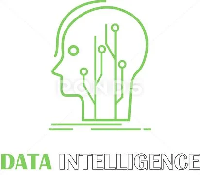 Data Intelligence AI Logo Vector File ~ Clip Art #241269015