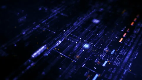 Data Matrix Nexus Advanced Simulation UI... | Stock Video | Pond5