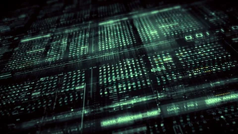 Data Matrix Nexus Advanced Simulation UI... | Stock Video | Pond5