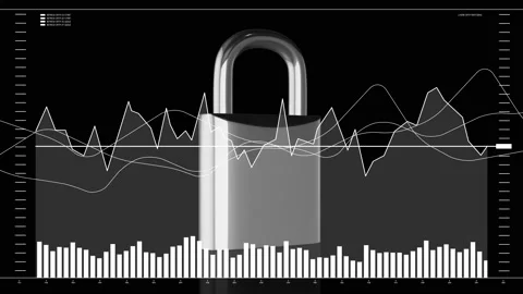 Data protection, digital security, anima... | Stock Video | Pond5