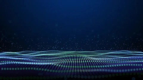 Data science background. Blue abstract d... | Stock Video | Pond5